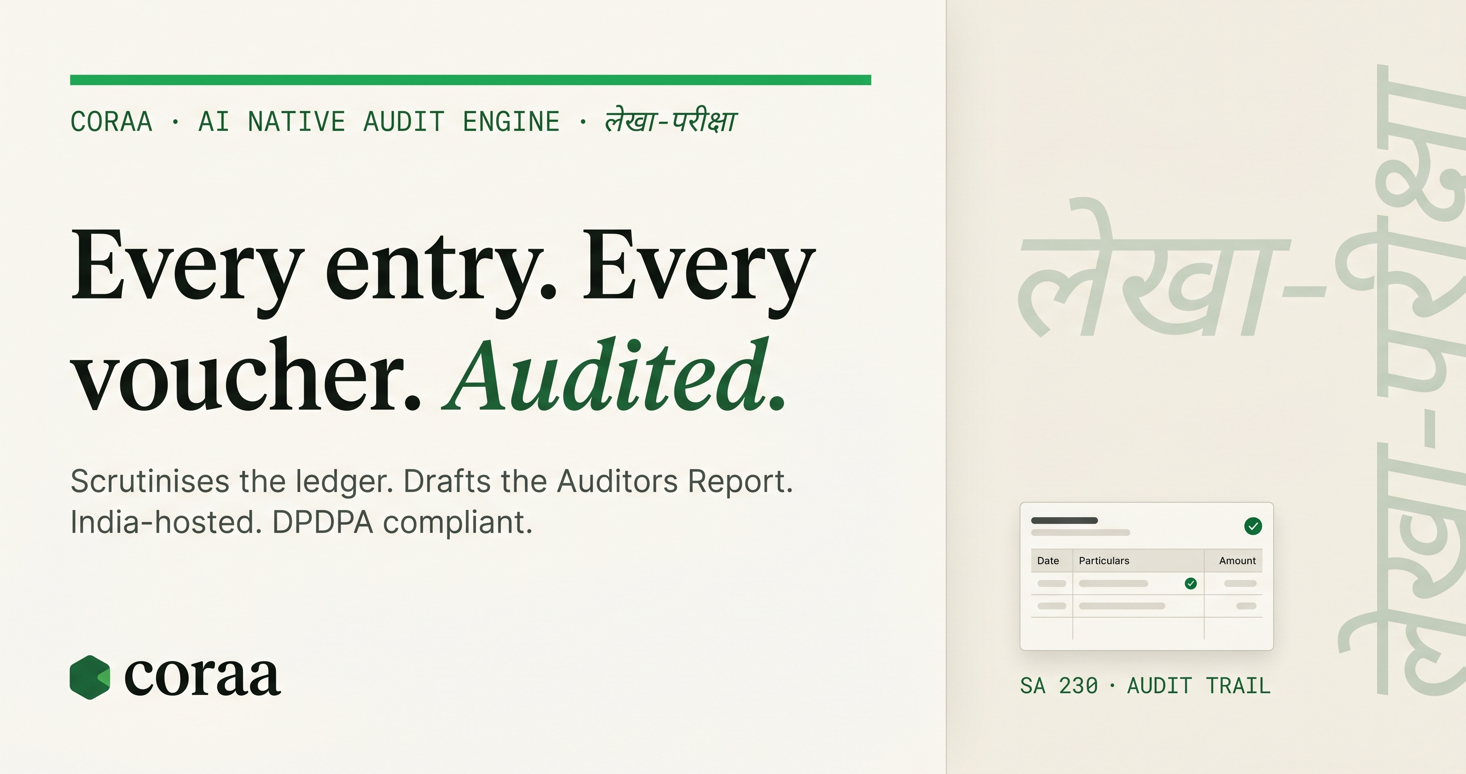 Standards on Auditing (SA) — Complete Index for Indian CAs | CORAA